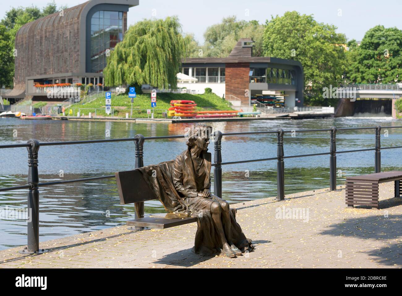 Bydgoszcz, Poland - June 26, 2020: Bench of Irena Jarocka, famous ...