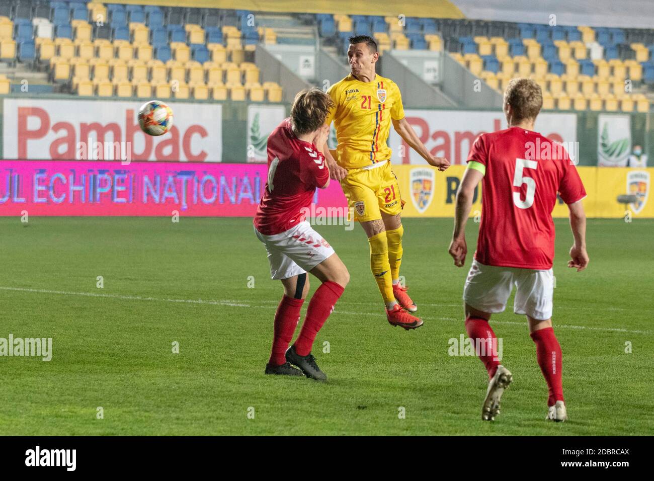 Ploiesti, Romania. 17th Nov, 2020. Ionut Costache #20 of Romania during ...