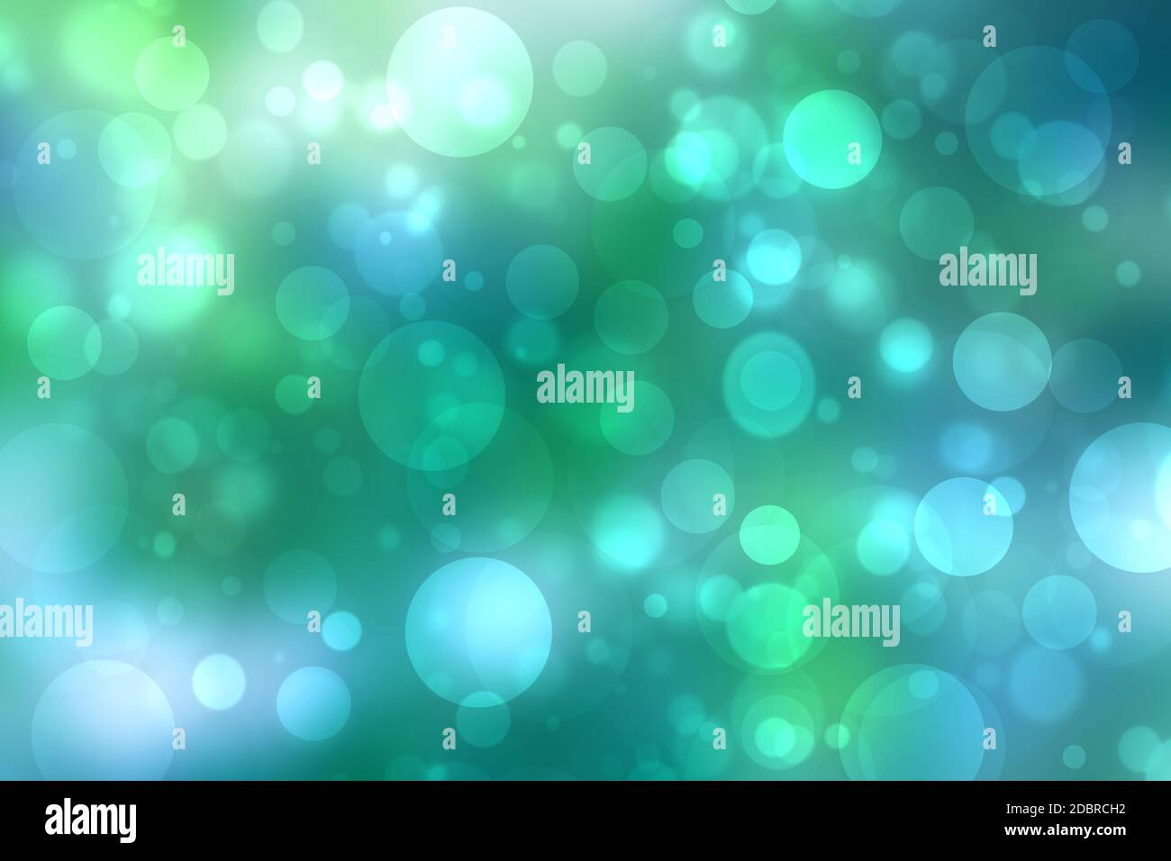 Abstract gradient green light turquoise blue shiny blurred background ...