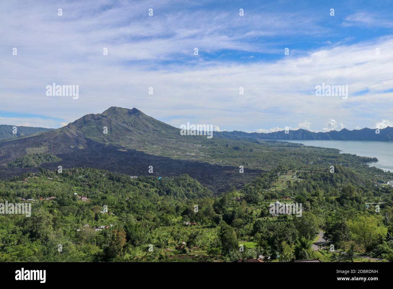 Panoramic indonesian landscape tropical island bali. Popular tourist ...