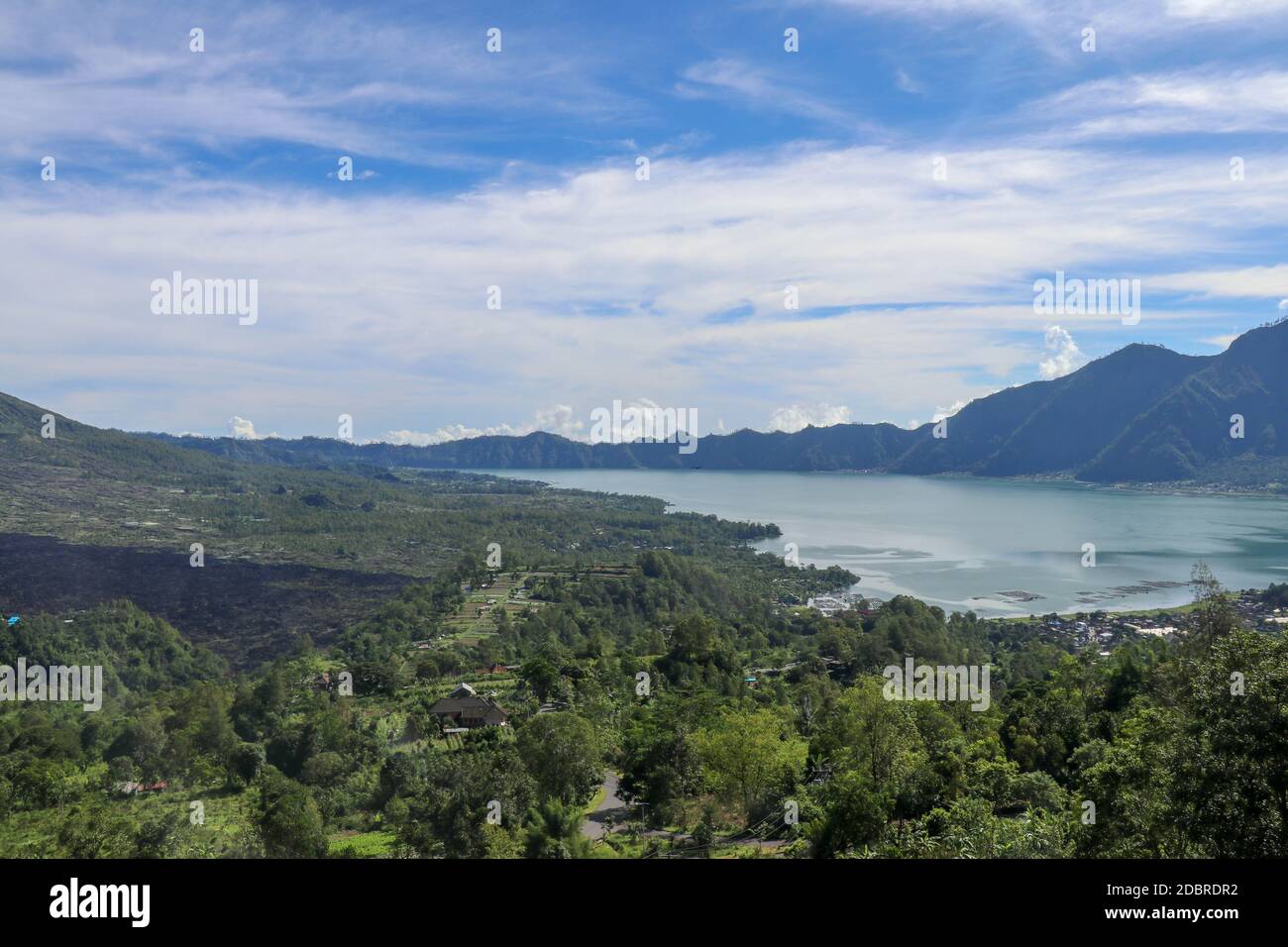 Panoramic indonesian landscape tropical island bali. Popular tourist ...