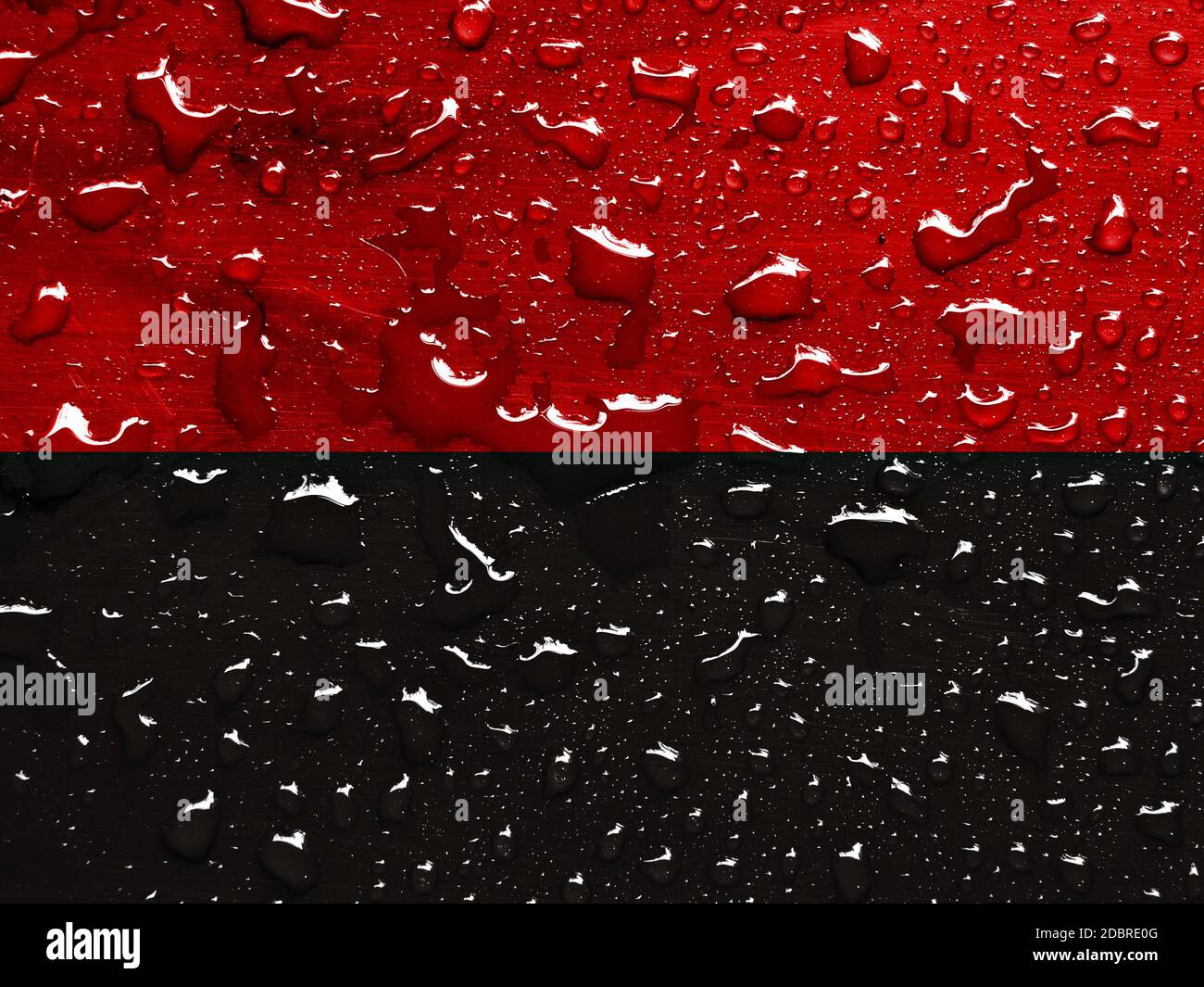 flag of Ukrainian Insurgent Army with rain drops Stock Photo - Alamy