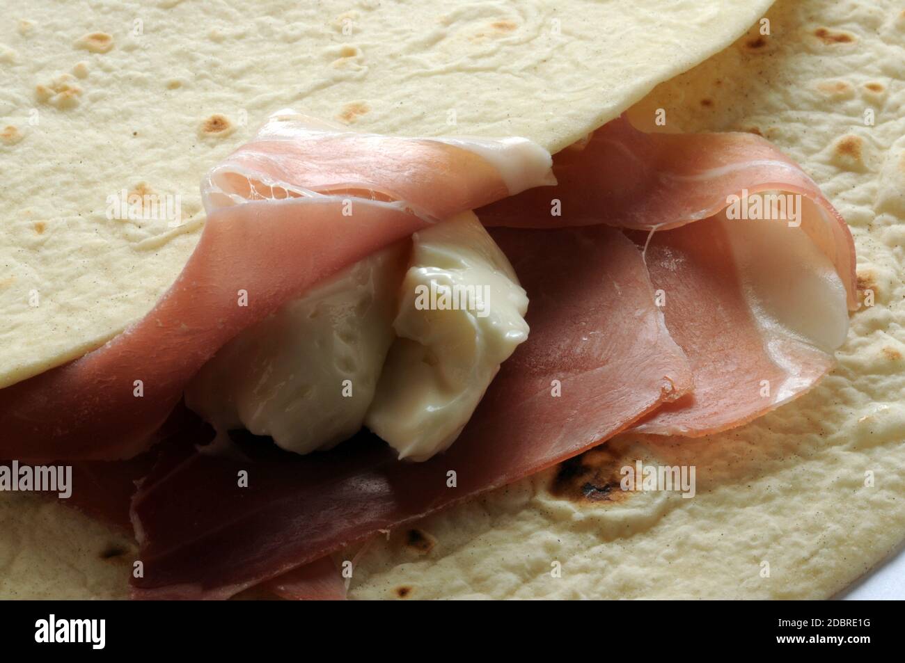 Piadina squacquerone hi-res stock photography and images - Alamy