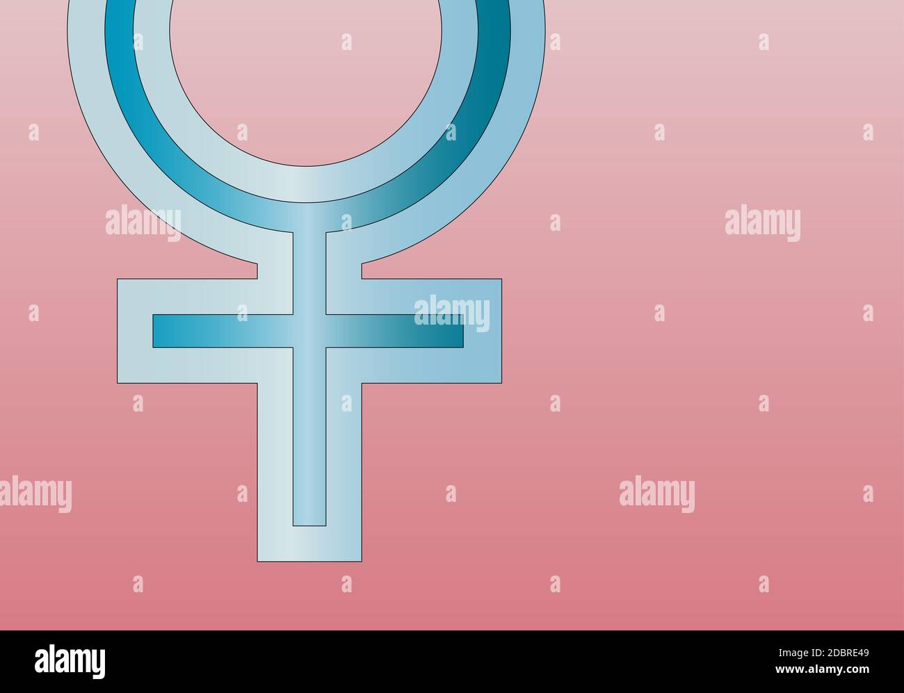 The astrological signs Venus the Goddess of love Stock Photo - Alamy