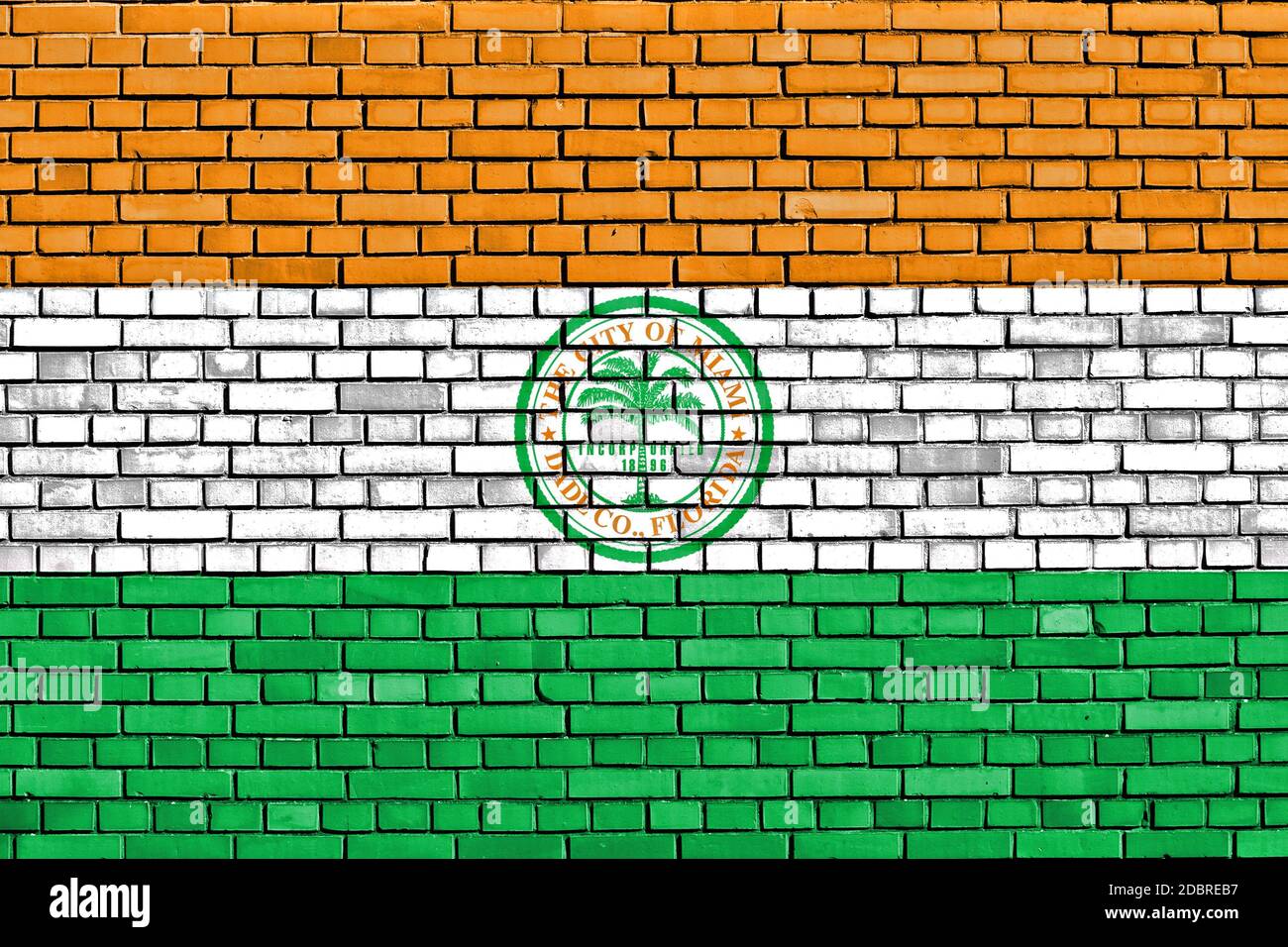 Miami florida us city flag hi-res stock photography and images - Alamy