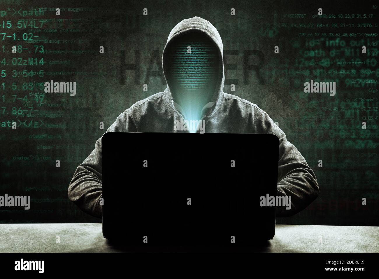 Hacker prints a code on a laptop keyboard to break into a cyberspace ...