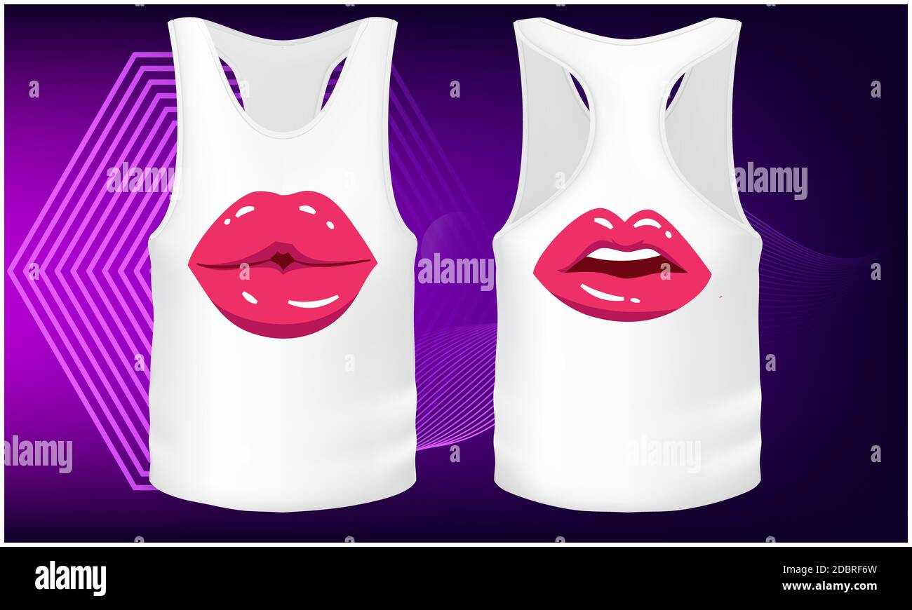 mock up illustration of male tank on abstract background Stock Photo ...