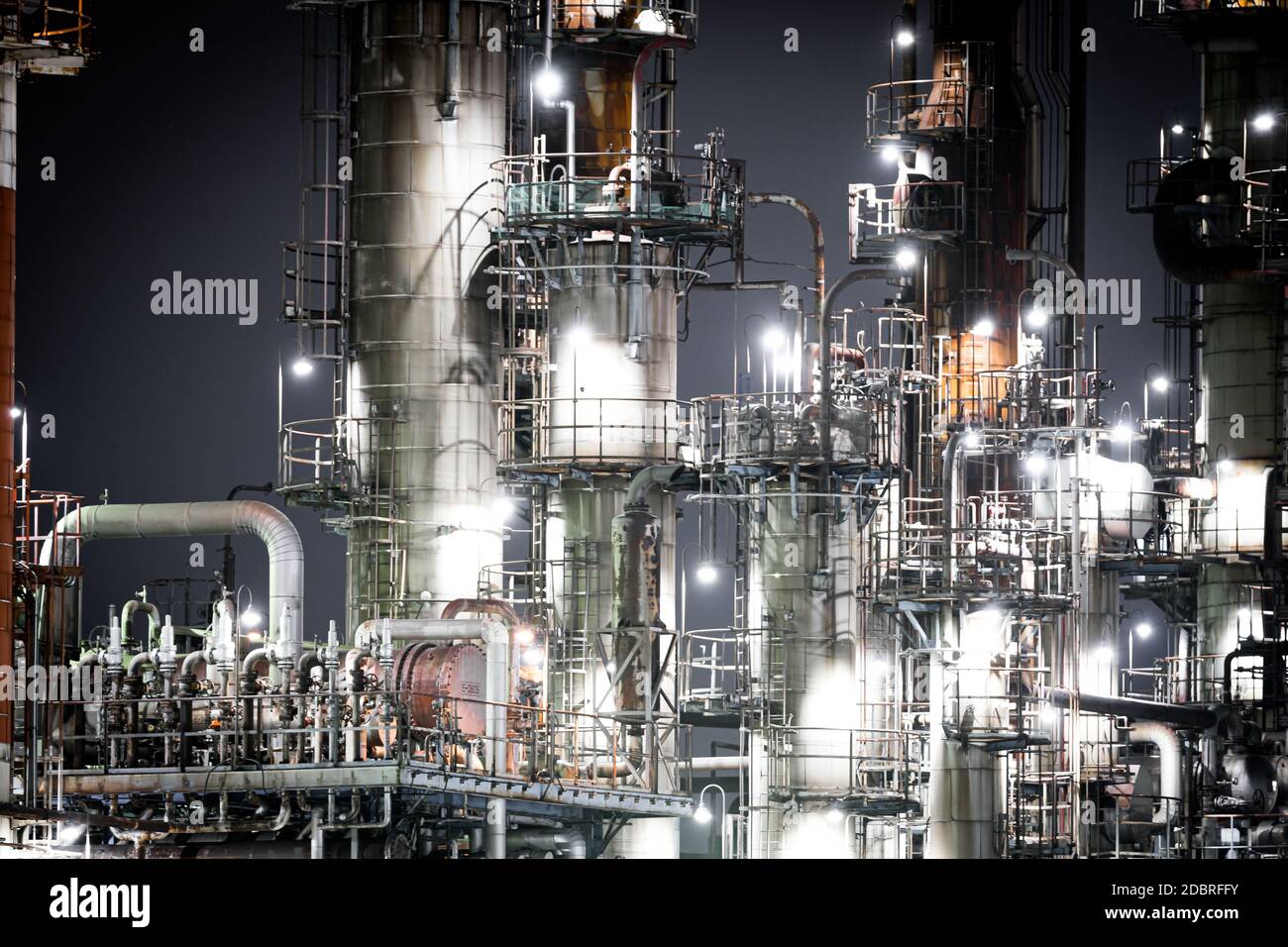 Industrial Factory Night