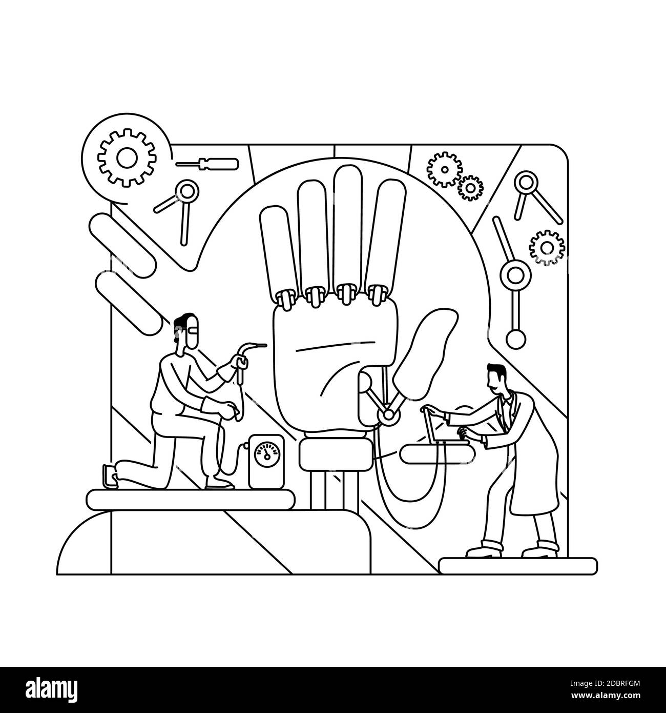 Modern prosthetic lab Cut Out Stock Images & Pictures - Alamy