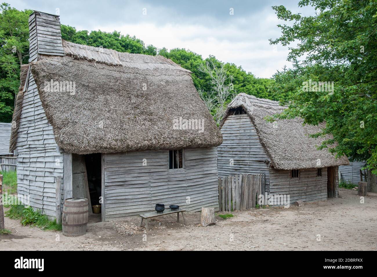 Plimoth Plantation in Plymouth, MA. This open-air museum replicates the ...