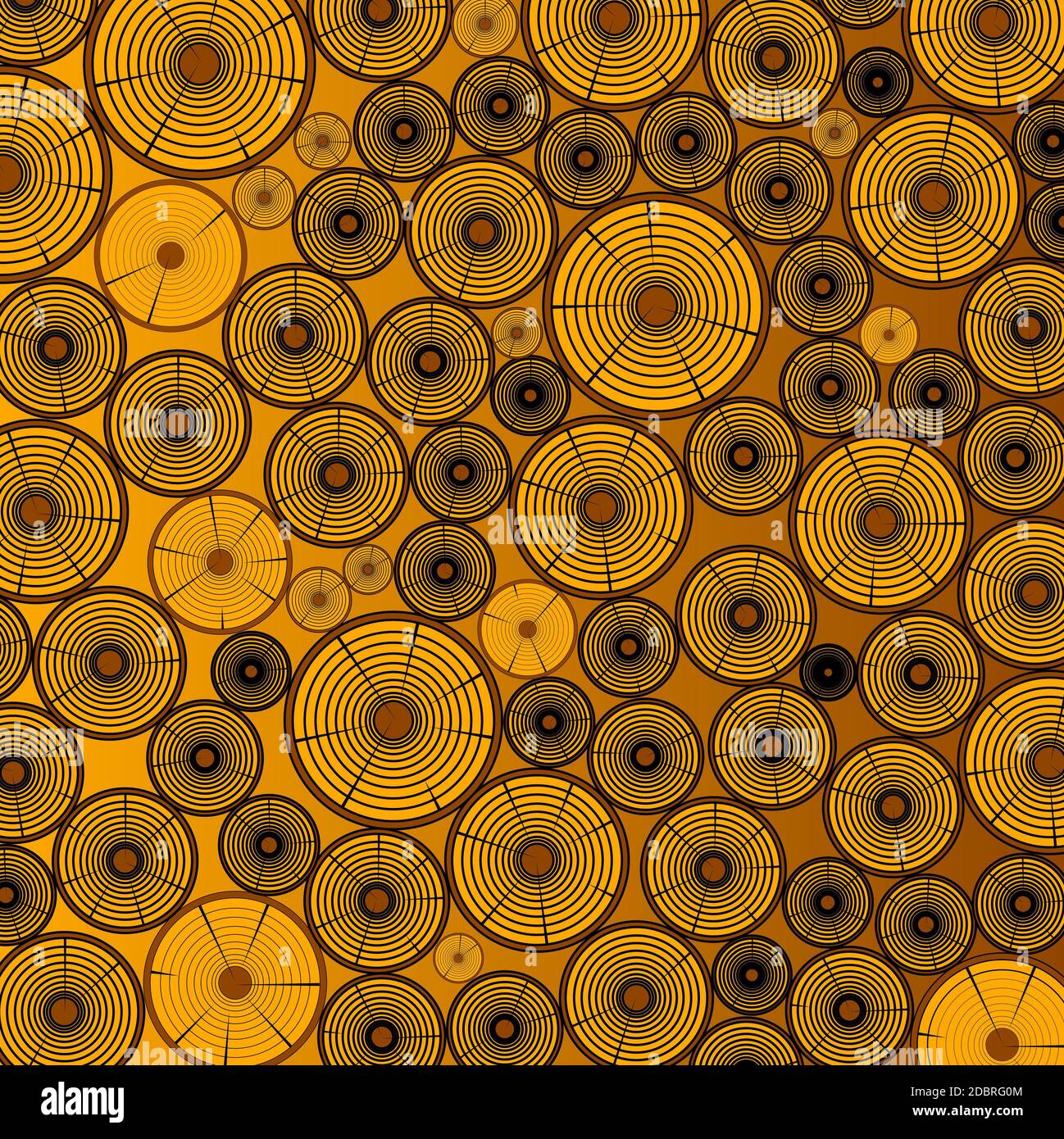 End section of a pile of cut timber Stock Photo - Alamy
