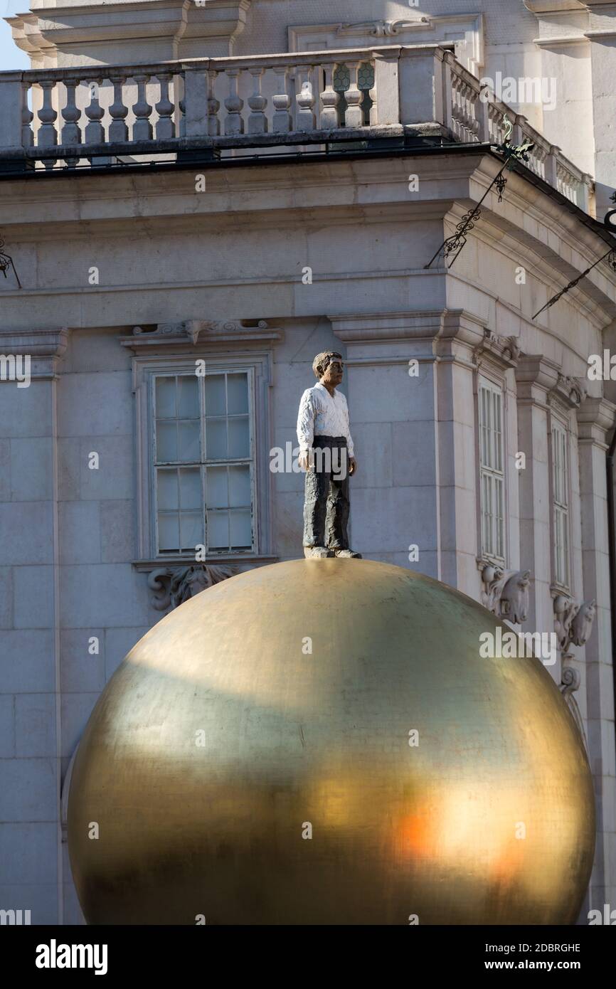 Golden sphere salzburg austria hi-res stock photography and images - Alamy