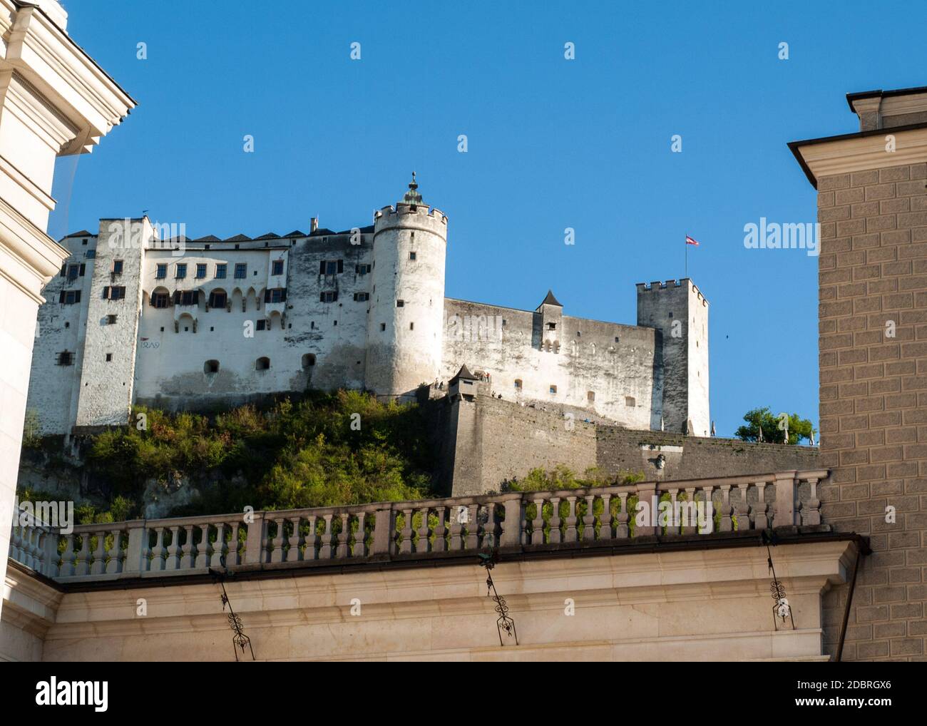 Fortress Hohensalzburg, beautiful medieval castle in Salzburg, Austria ...