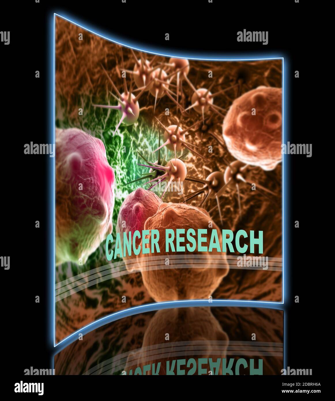 word CANCER RESEARCH writing on cancer image background Stock Photo - Alamy