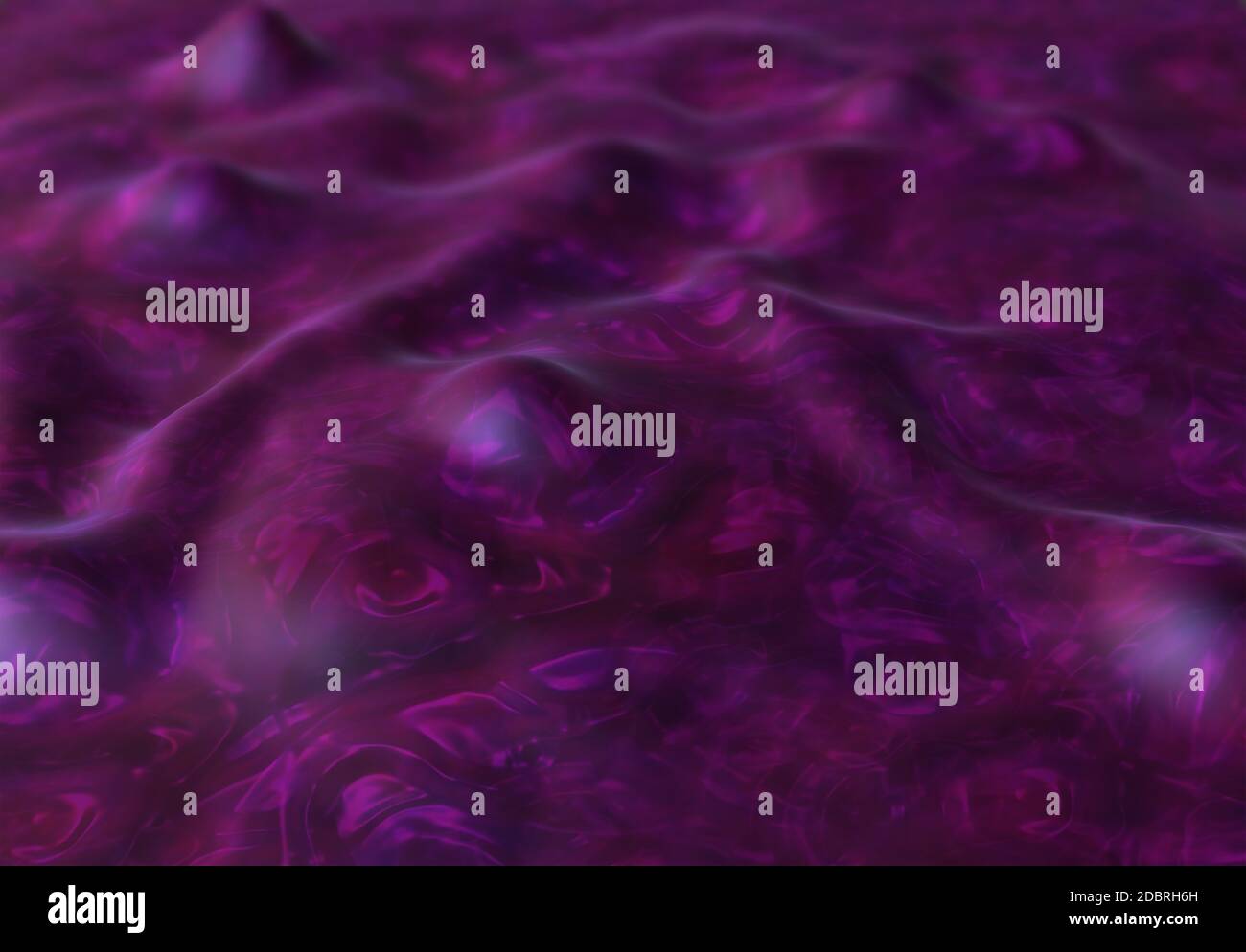 alien terrain with craters made in 3d software Stock Photo - Alamy
