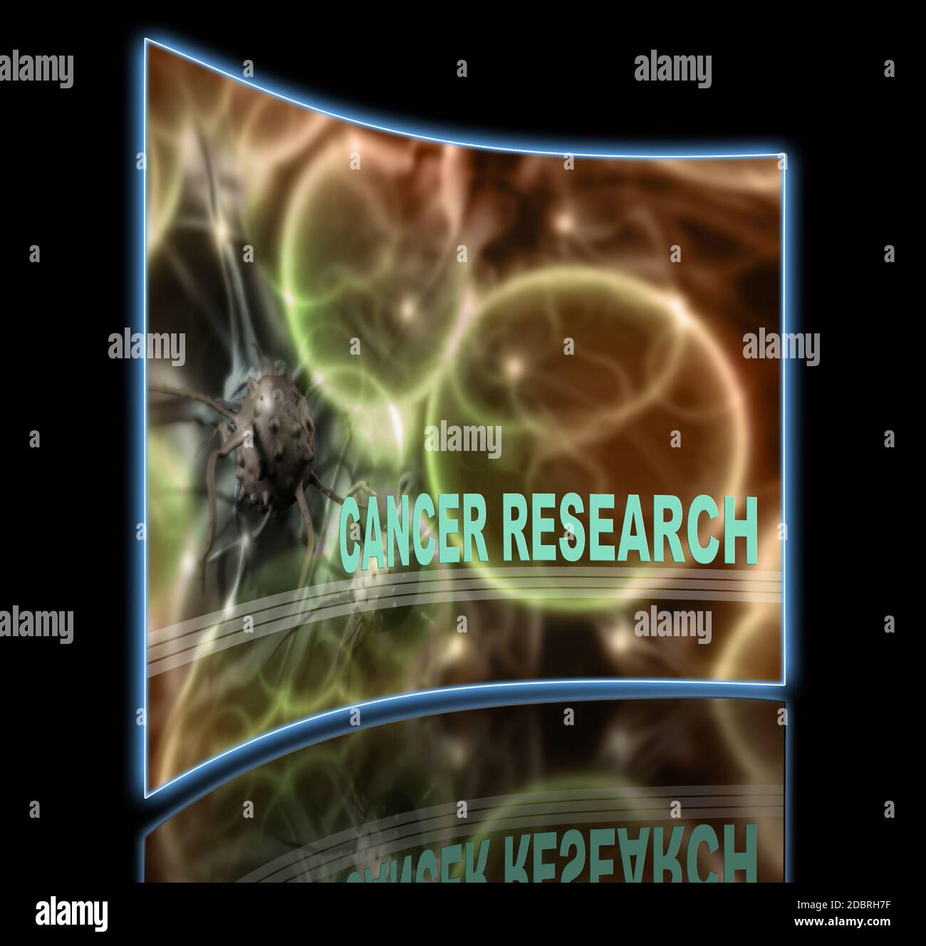 word CANCER RESEARCH writing on cancer image background Stock Photo - Alamy