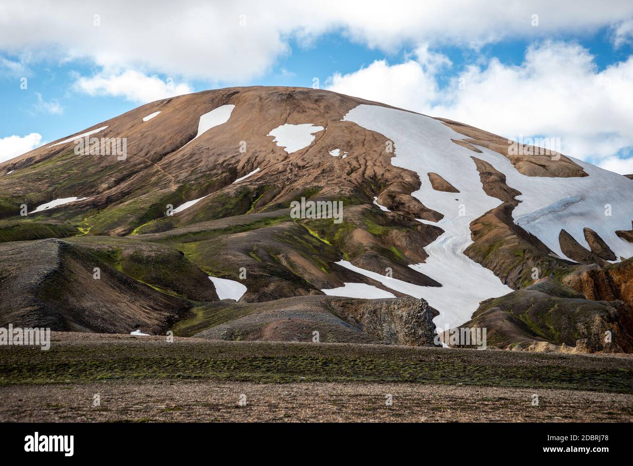 Volcanic mountains of Landmannalaugar in Fjallabak Nature Reserve ...
