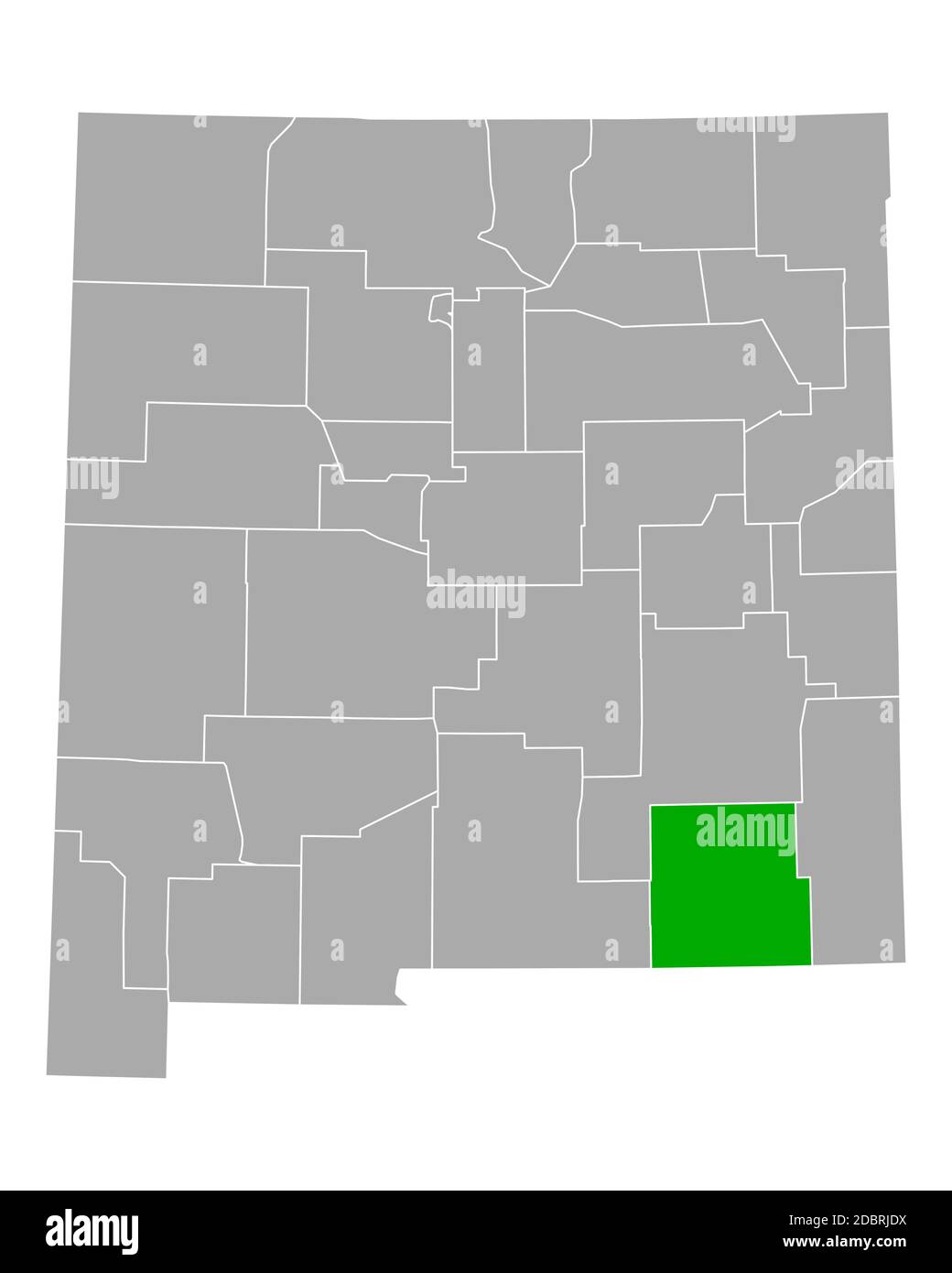 Map of Eddy in New Mexico Stock Photo - Alamy