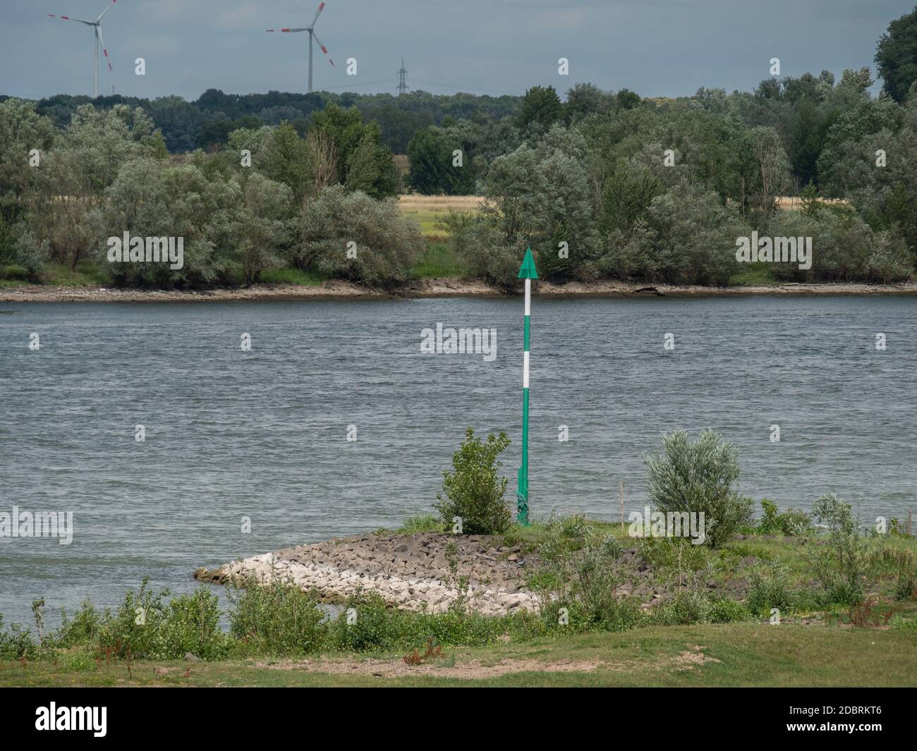 Wesel and the river Rhine in Germany Stock Photo - Alamy