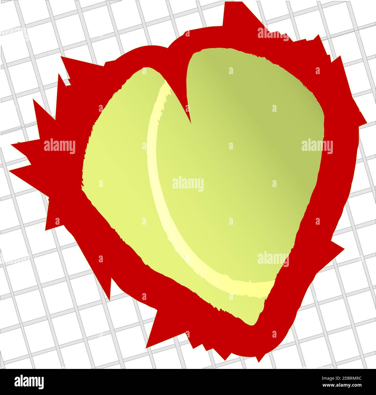 Tennis ball heart hi-res stock photography and images - Alamy