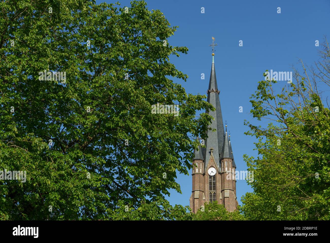 old church in a small german village Stock Photo - Alamy