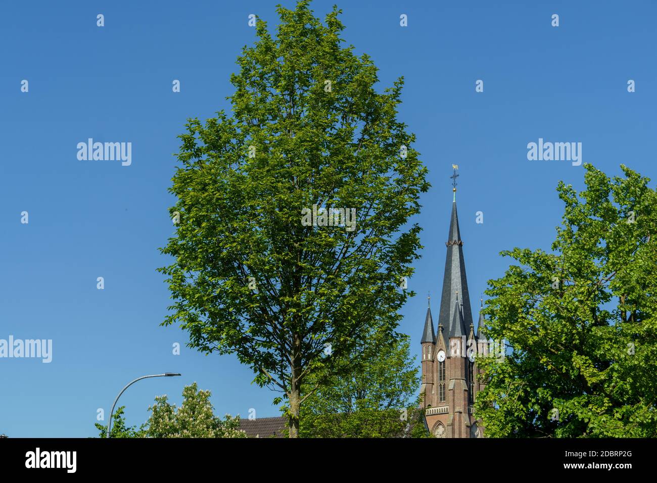 old church in a small german village Stock Photo - Alamy