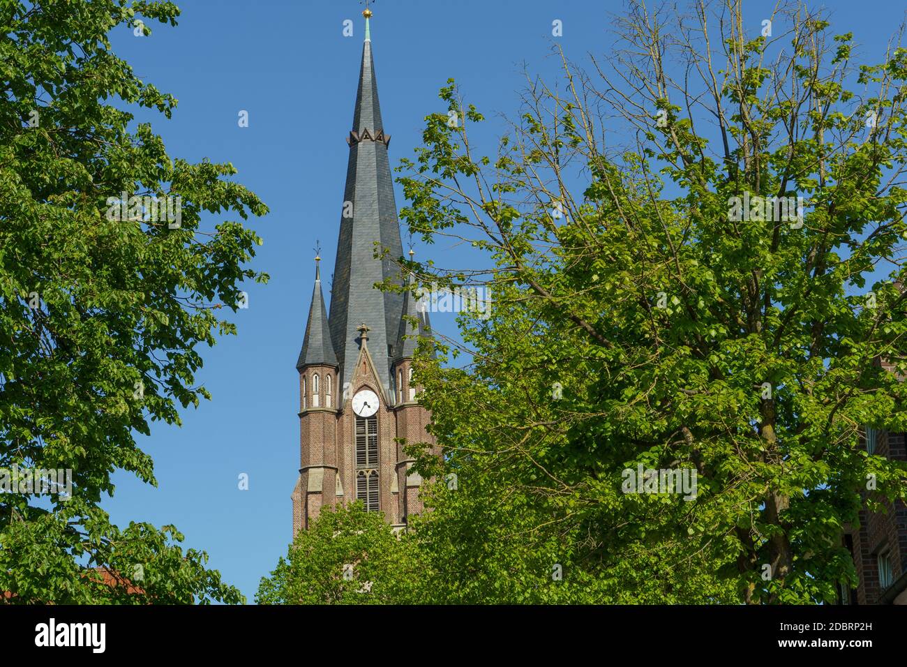 old church in a small german village Stock Photo - Alamy