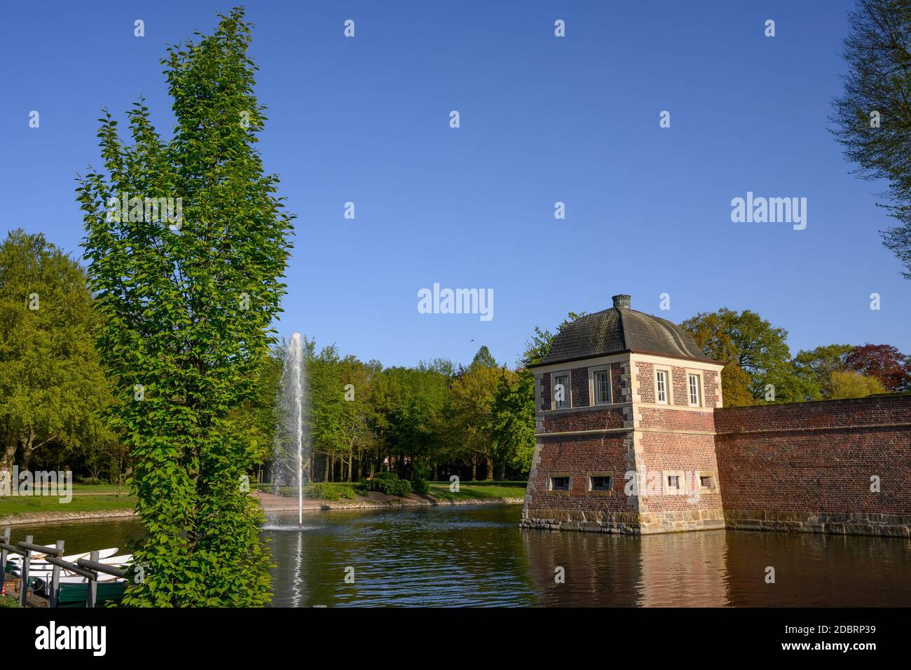 the castle of ahaus in germany Stock Photo - Alamy