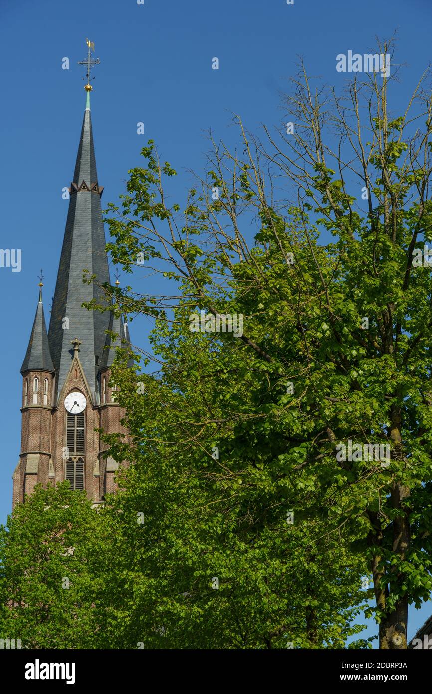 old church in a small german village Stock Photo - Alamy