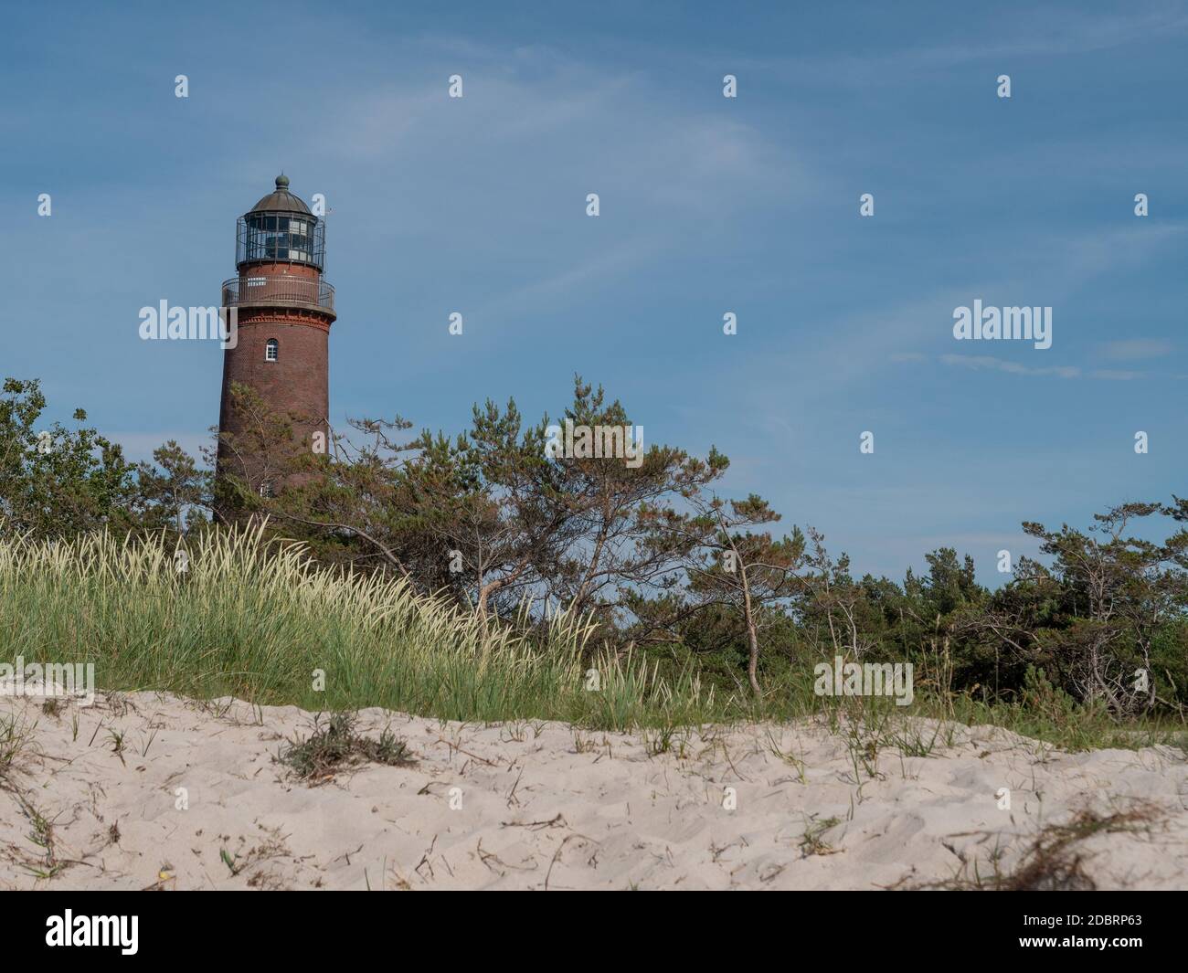 lighthouse at the beach of the baltic sea Stock Photo - Alamy