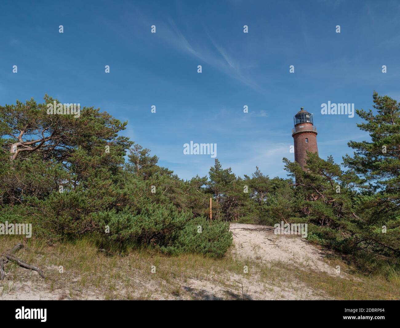 lighthouse at the beach of the baltic sea Stock Photo - Alamy