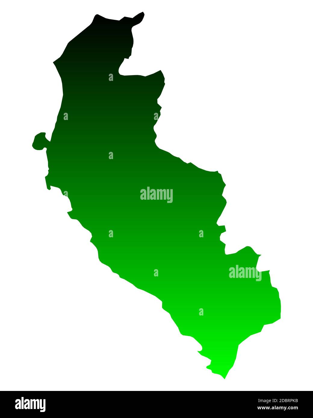 Map of Ica Stock Photo - Alamy