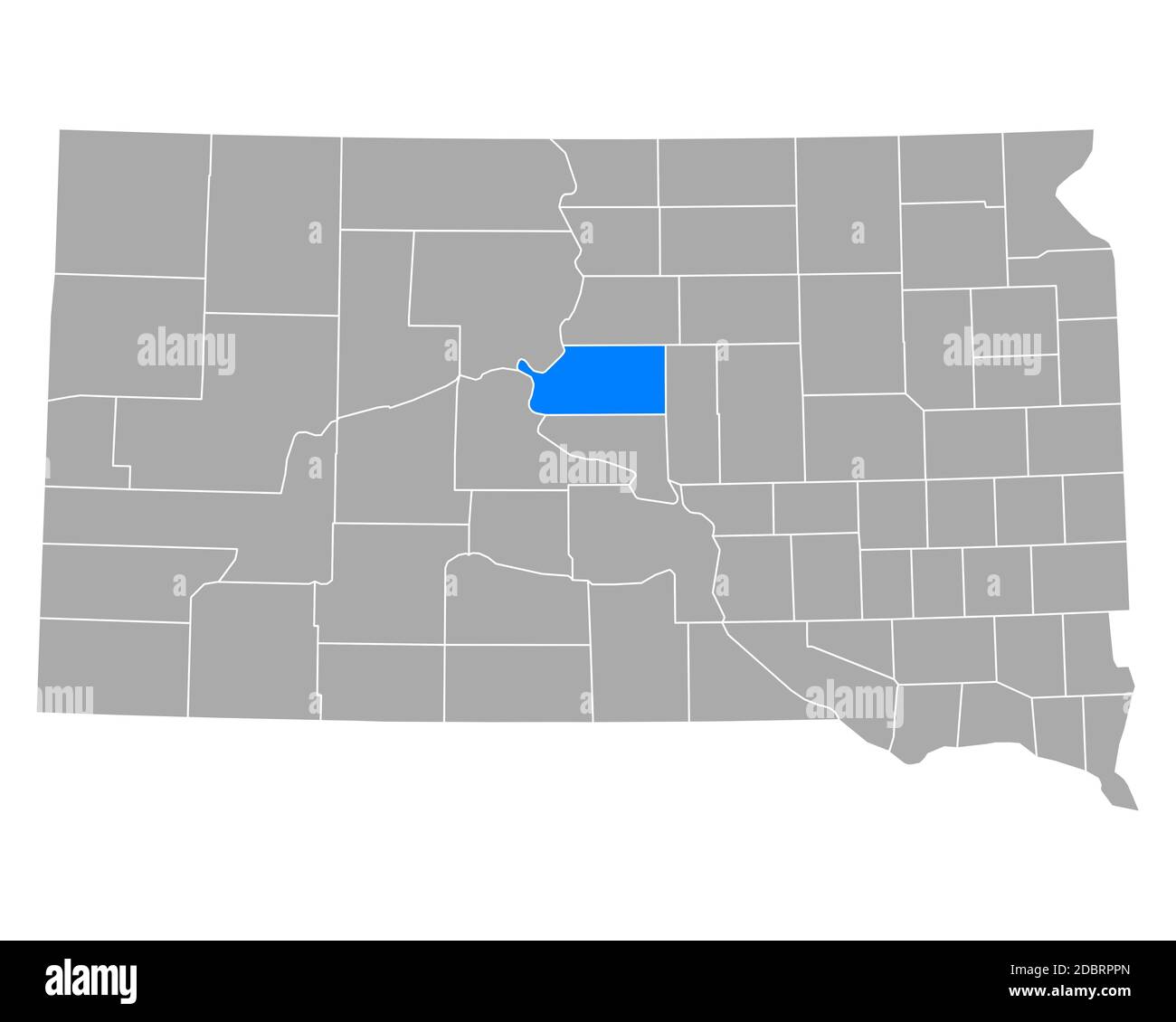 Map of Sully in South Dakota Stock Photo - Alamy