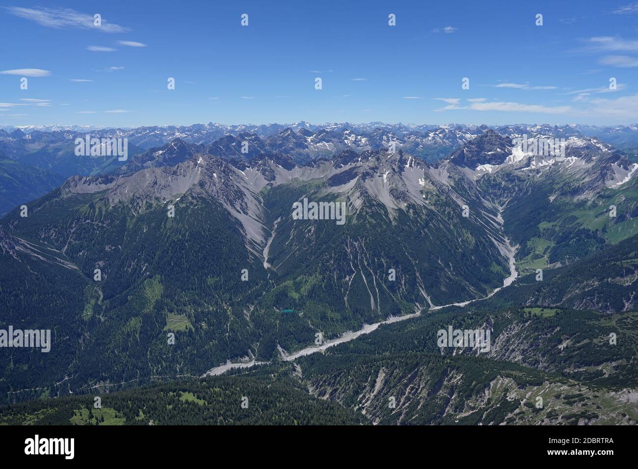 Austria tyrol aerial view hi-res stock photography and images - Alamy
