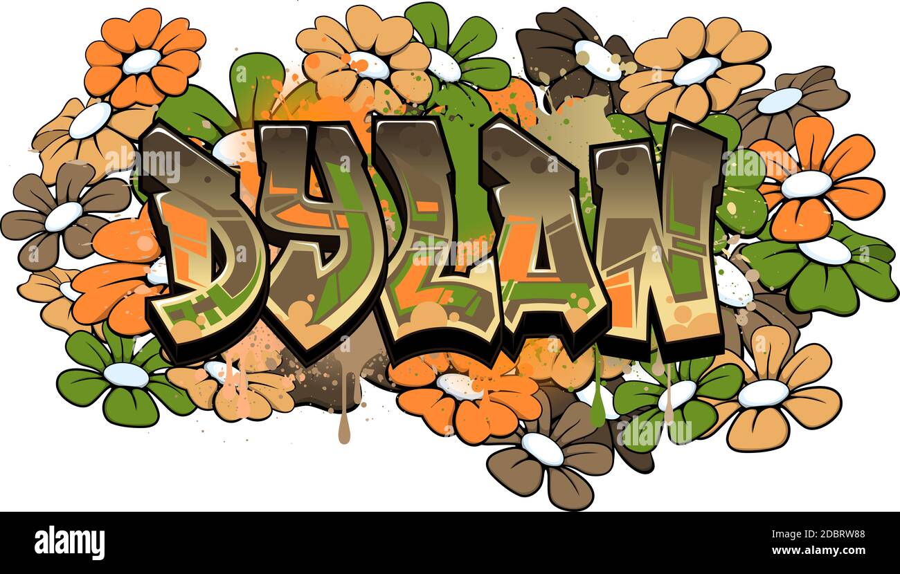 Dylan. A cool Graffiti styled logotype design. Legible letters aimed ...