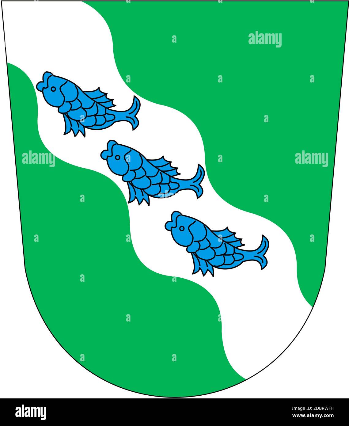 Coat of arms of the city of Ansbach. Germany Stock Photo - Alamy