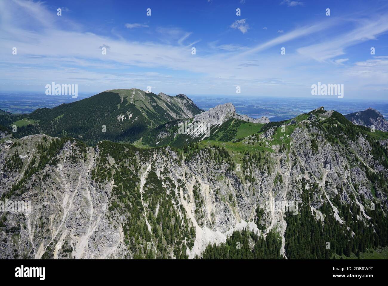 Aerial view of valleys and mountains in Tyrol / Austria Stock Photo - Alamy