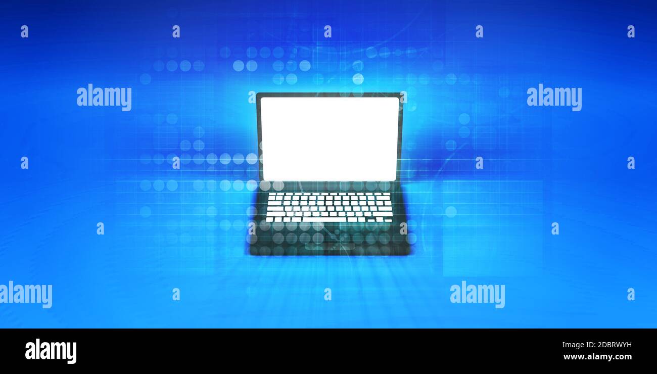 Digital Lifestyle Laptop Notebook Marketing Concept Stock Photo - Alamy