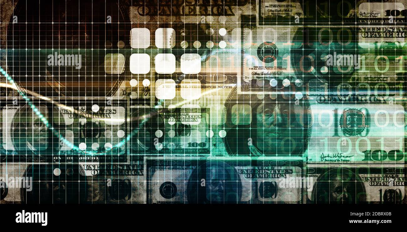 A Finance Spreadsheet Tech Graph Art Background Stock Photo - Alamy