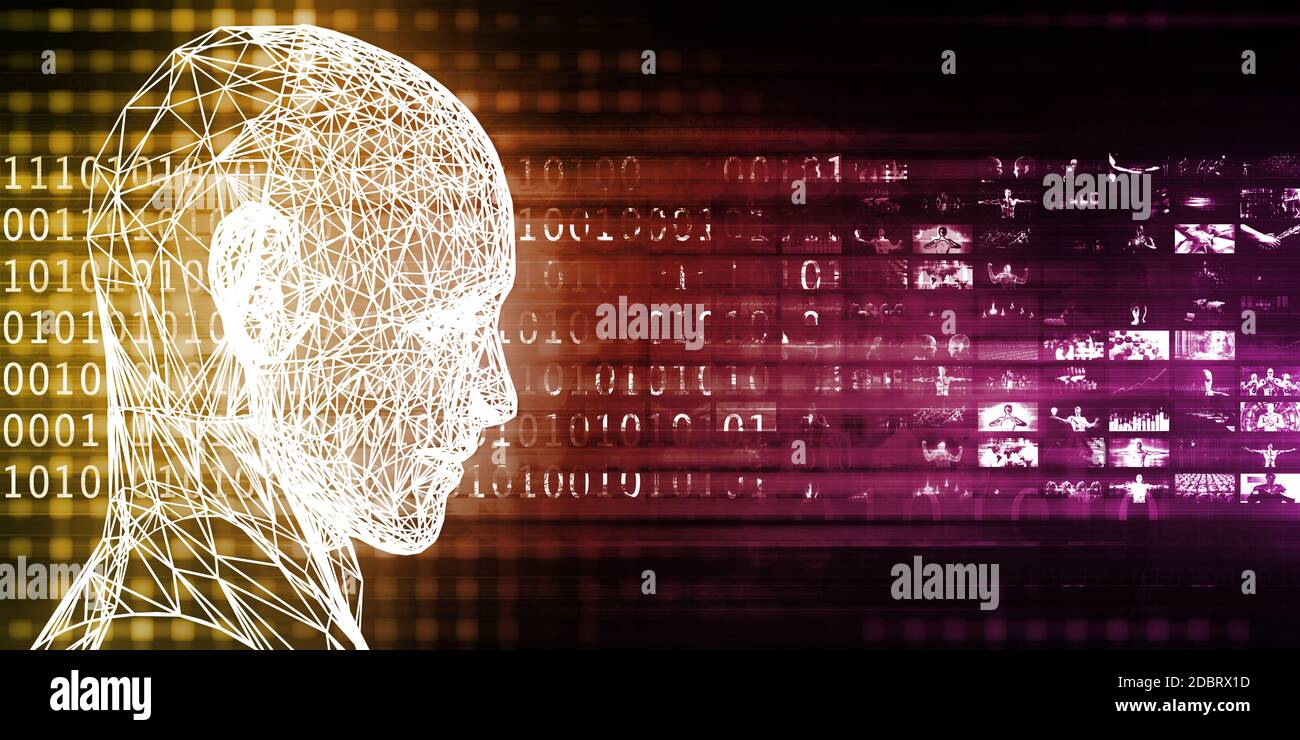 Intelligent Technology Digital Design as a Abstract Background Stock ...