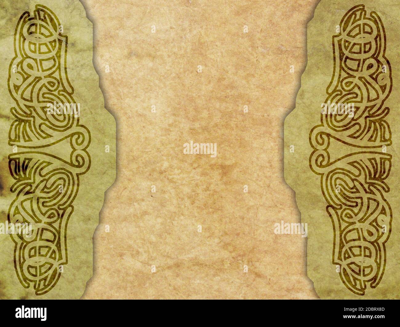 Old paper with calligraphy pattern Stock Photo - Alamy