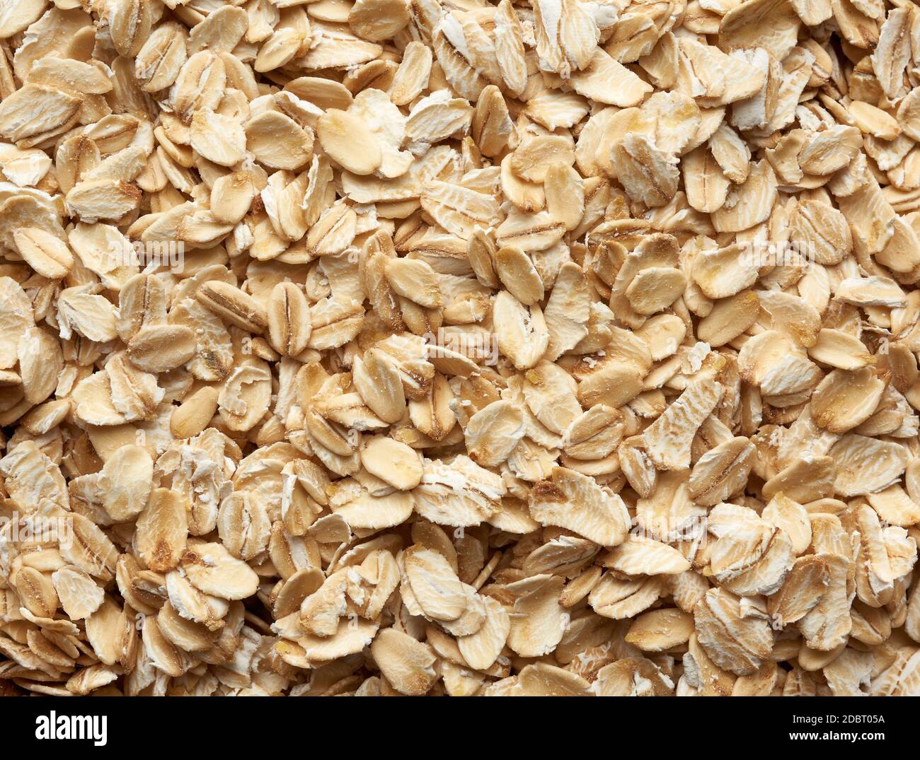 raw oatmeal texture, full frame, hearty and healthy breakfast ...