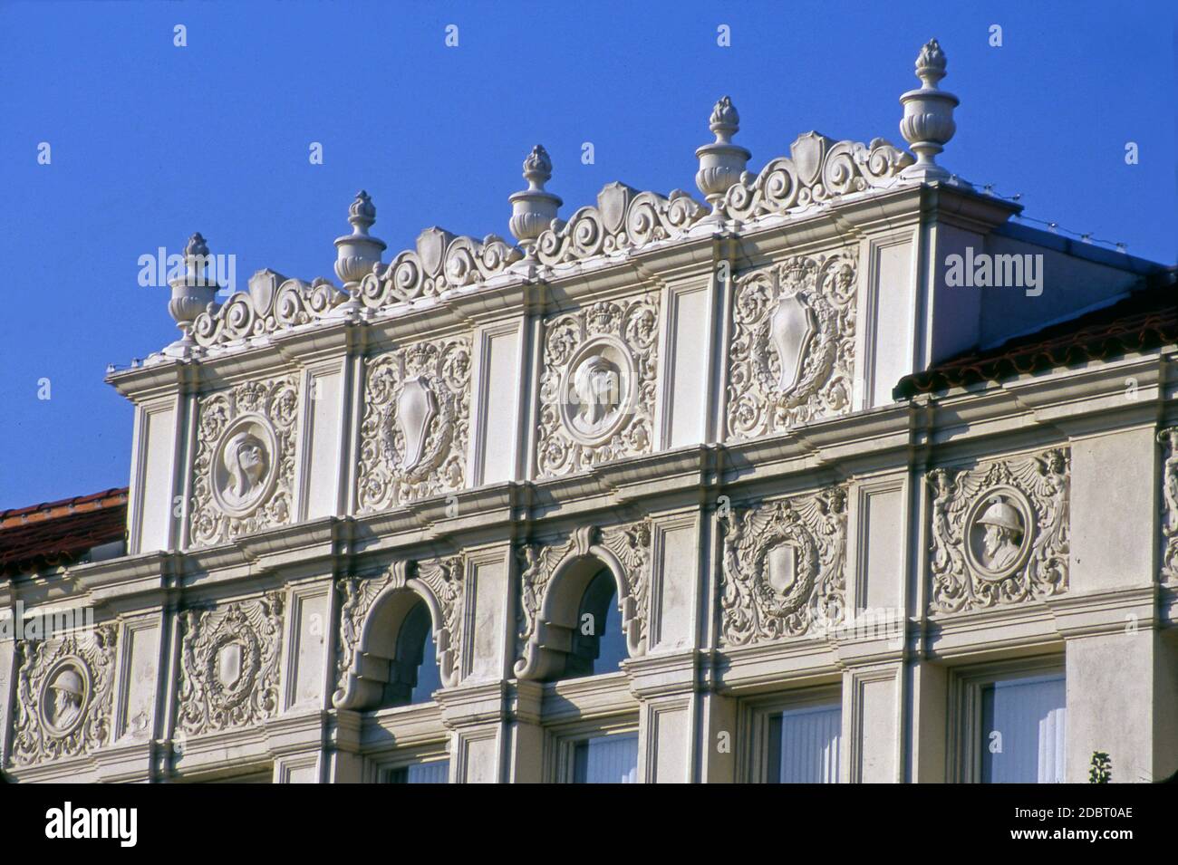 Detail of historic architecture in Old Town Pasadena, CA Stock Photo ...