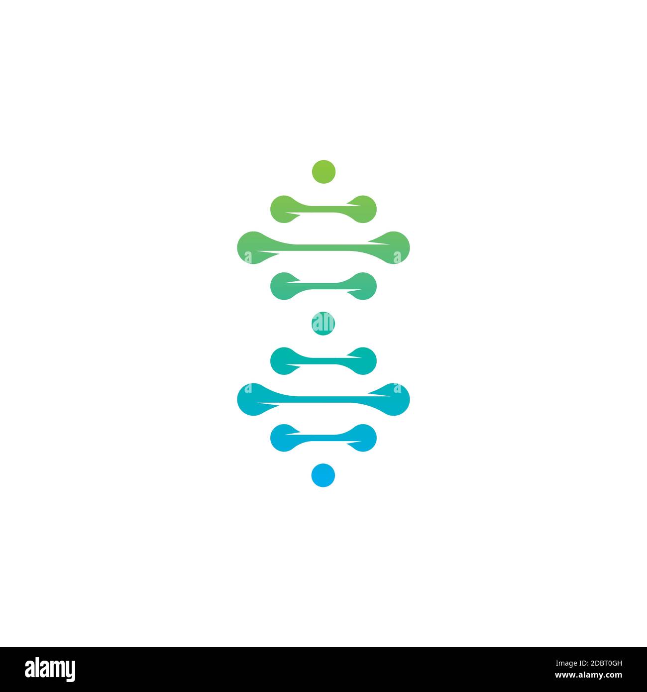 DNA logo design template.icon for science technology Stock Vector Image ...