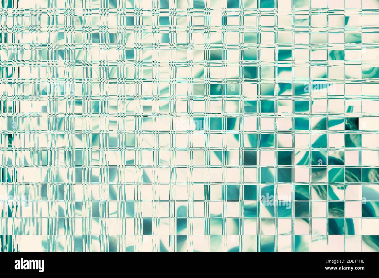 Abstract green and white background of square shapes Stock Photo - Alamy