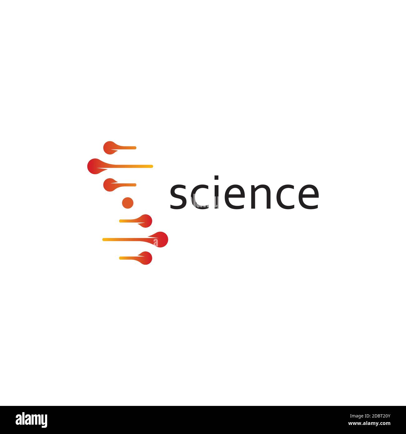 DNA logo design template.icon for science technology.genetic symbol ...