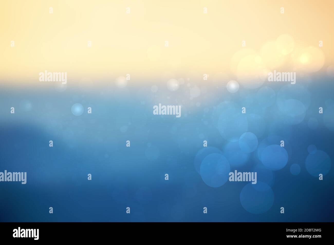 Abstract sunset illustration. Abstract evening or sunset mood ...