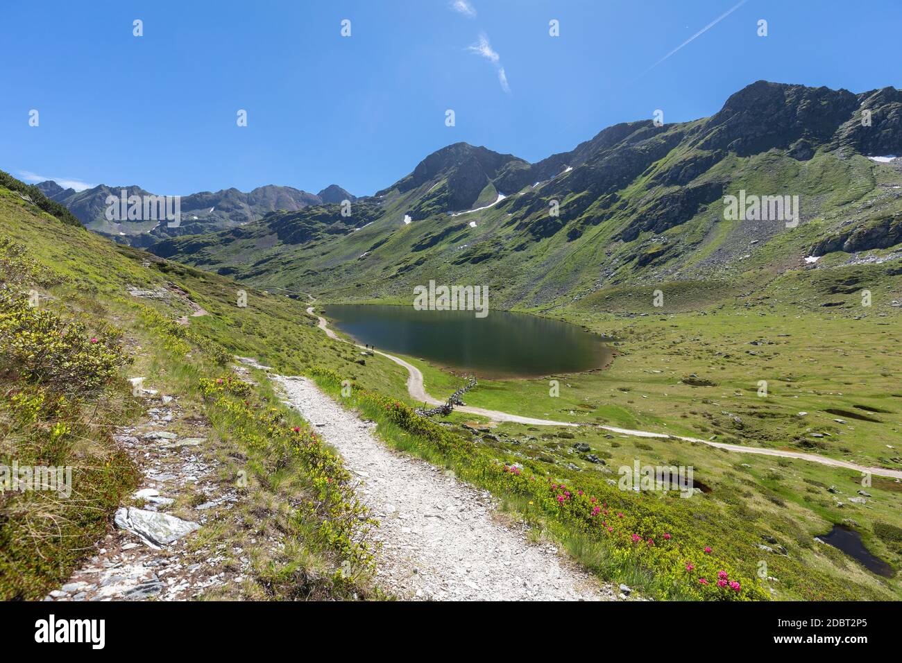One of the Giglachseen lakes in Styria, Austria, Europe, im summer ...
