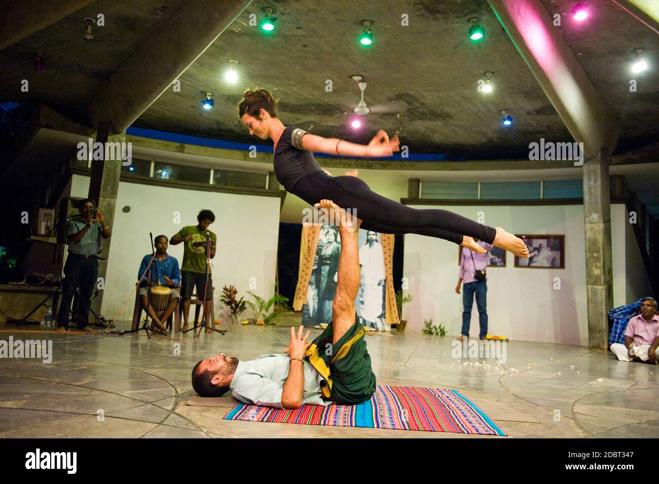 Acro artistic gymnastics hi-res stock photography and images - Alamy