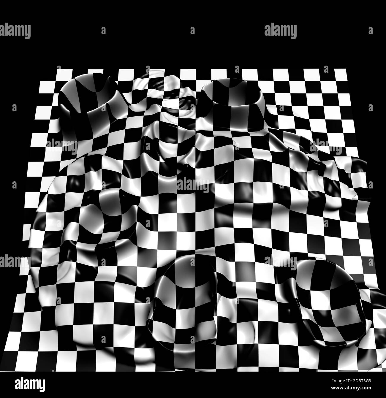 checkered texture 3d background made in 3d software Stock Photo - Alamy